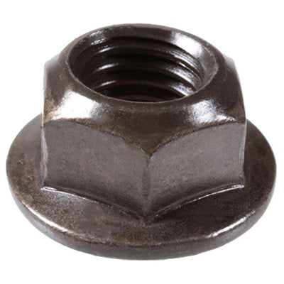 Au-ve-co® 12517 Hex Flange Lock Nut, 3/8-16 Thread, Coarse Thread, Oil ...
