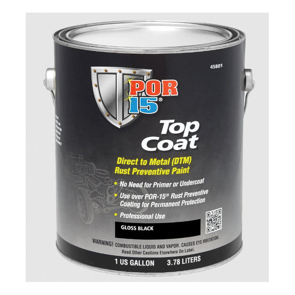 POR 15® Top Coat Direct-to-Metal Rust Preventive Paint (Select Color a ...